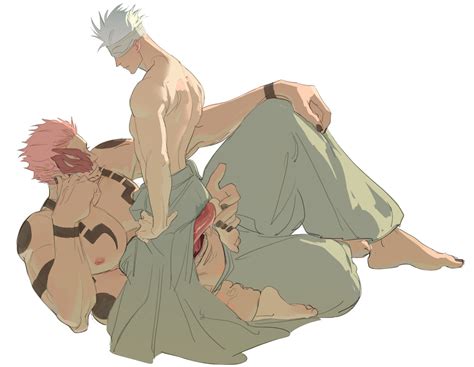 Gojou Satoru And Ryoumen Sukuna Jujutsu Kaisen Drawn By Ibakcokaine