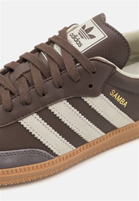 Adidas Originals Samba Og Unisex Edzőcipő Brown Putty Grey Gold Metallic Barna Zalando Hu