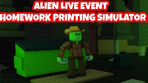 HOMEWORK PRINTING SIMULATOR LIVE EVENT YouTube