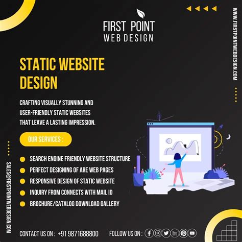 First Point Web Design On Linkedin Staticwebsite Static Website Websites Websitedesign