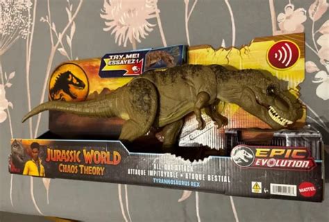 Jurassic World Chaos Theory All Out Attack Tyrannosaurus Rex Dinosaur