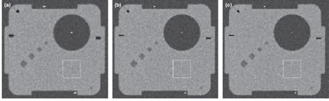 sir reconstructions of a ge performance phantom by using a gmrf
