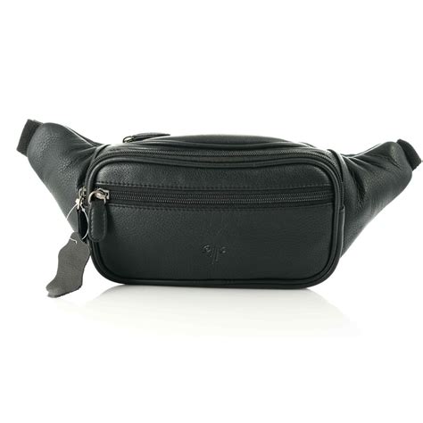 Τσαντάκι Μέσης Δερμάτινο Unisex Kion - 2178 μαύρο - Artemisleather.gr