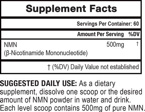 Pure Nmn Powder Nicotinamide Mononucleotide Buy The Best Nmn