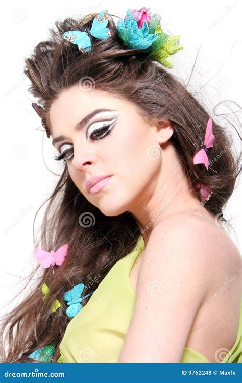 Hairstyle And Makeup Stock Photo Image Of Erotic Long