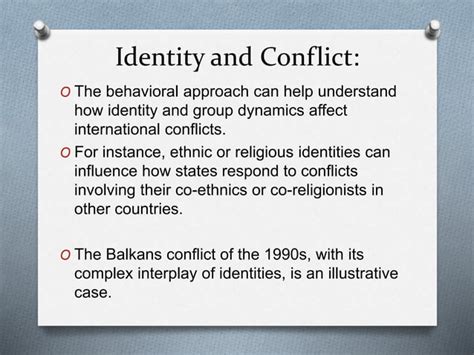 Behavioural Approach In International Relations Pptx