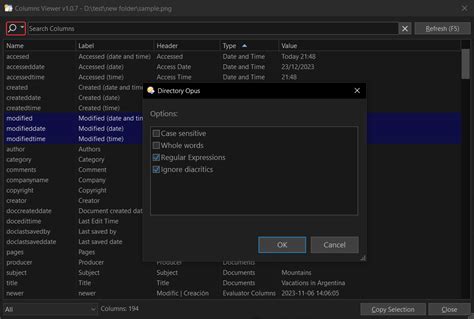 Columns Viewer Buttons Scripts Directory Opus Resource Centre