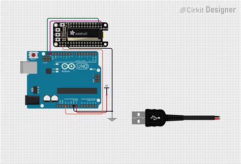 Arduino Uno And Oled Featherwing Display Battery Powered Hello World