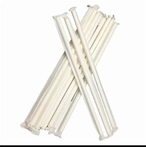 Plain Signal Piece Wrapped Paper Straw At ₹ 04piece In Nelamangala