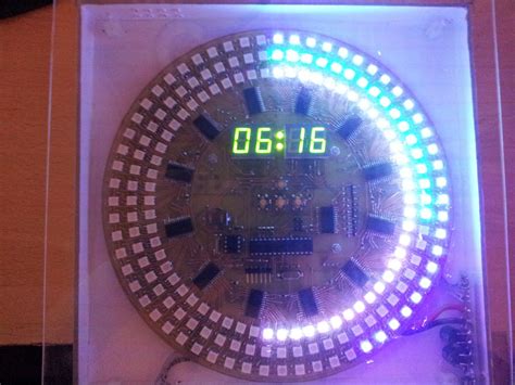 diy arduino led clock
