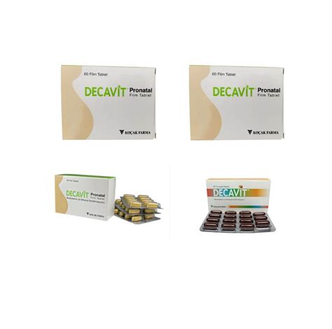 Decavit Ne İşe Yarar Decavit Pronatal Nedir Durustyle