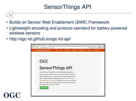 Updates From The OGC Speaking Today About Mobile Sensors Big Data Ppt Download