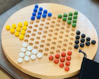 Chinese Checkers And Checkers Etsy