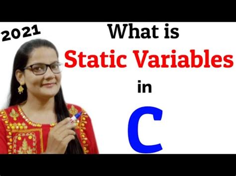 Static Variables In C Hindi Static Storage Class YouTube