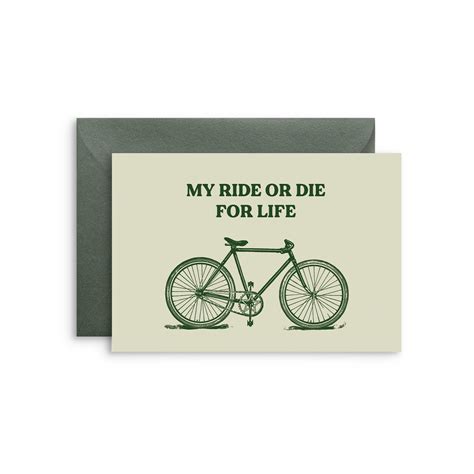 My Ride Or Die Greeting Card