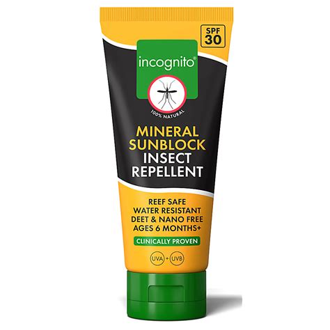 Incognito Suncream And Insect Repellent Spf30 100ml