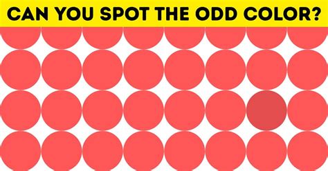 Challenge Only People With Perfect Color Perception Can Spot The Odd Colors Bright Side