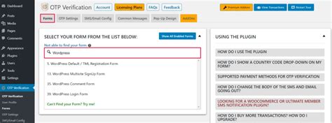 Otp Verification Plugin For Wordpress Sms Email Notification