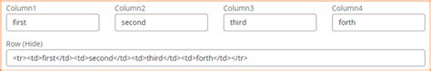 Generating HTML Table From Repeating Section Using Form Controls Only Community