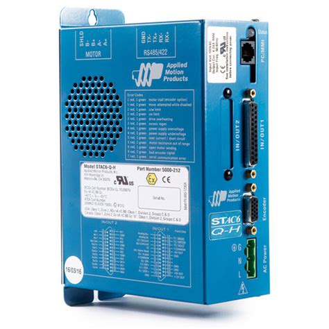 Stepper DC Drive STAC Q H Applied Motion Products Single Phase For Motors