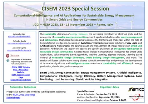 Pdf Call For Papers Ijcci Ncta 2023 Special Session On Computational