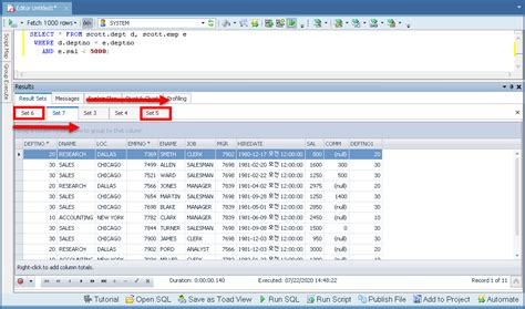 [toad data point] multi result set 활용 토드 활용 tip 토드 커뮤니티 toad