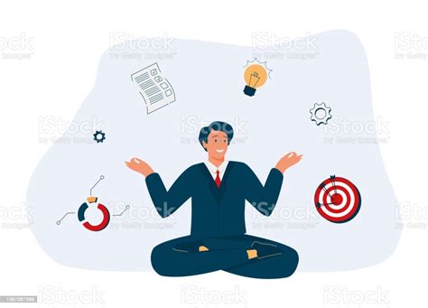 작업을 완료하거나 비즈니스 목표 시간 관리를 달성하기 위해 자기 훈련 또는 자기 통제 골 스포츠 장비에 대한 스톡 벡터 아트 및 기타 이미지 골 스포츠 장비 사람 뇌