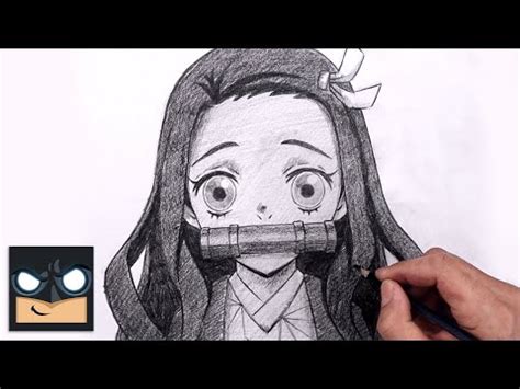 How To Draw Nezuko Kamado Demon Slayer Sketch Tutorial