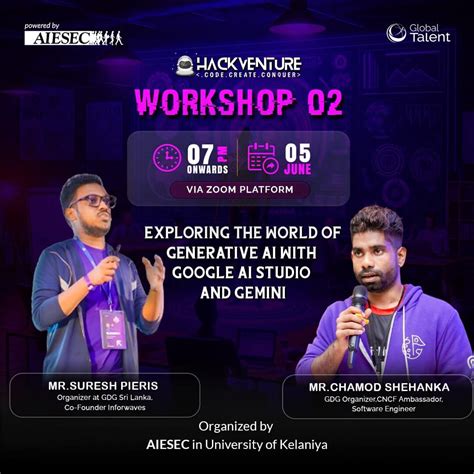 Suresh Michael Peiris On Linkedin Calling All Ai Enthusiasts Join Us Live Today For An