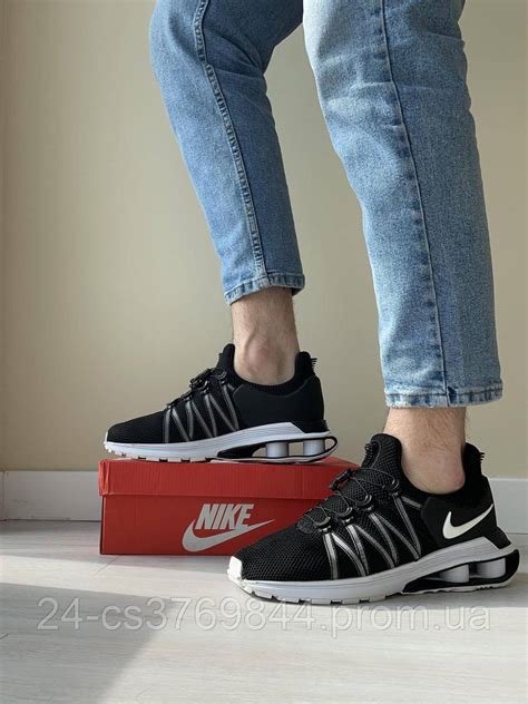 Кроссовки Nike SHOX GRAVITY (чёрные с белой подошвой) (ID#1818366359 ...