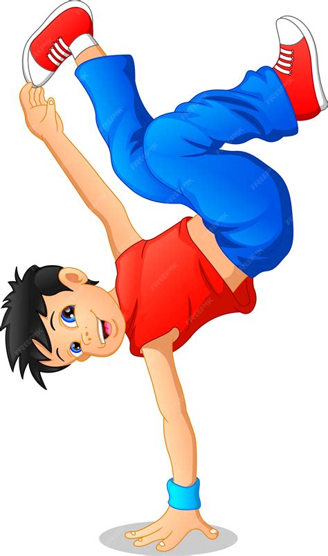 Premium Vector Breakdance Boy