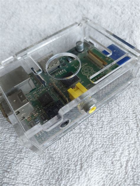 raspberry pi with casing computers and tech office and business