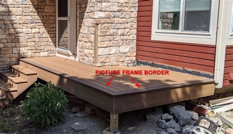 Deck Framing For A Picture Frame Border Ryan Hobbies
