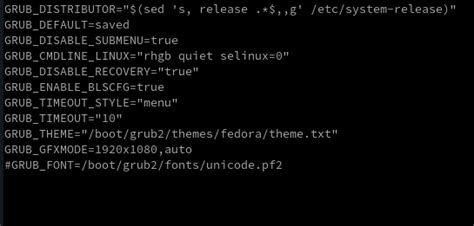 Fedora 36 Procedure · Issue 62 · Adisoncavani Distro Grub Themes · Github
