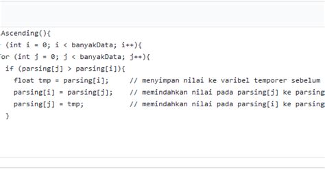 Mengurutkan Nilai Dari Kecil Ke Besar Ascending Dan Descending Bahasa C