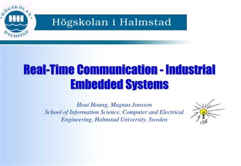 Ppt Real Time Communication Industrial Embedded Systems Powerpoint Presentation Id3535111