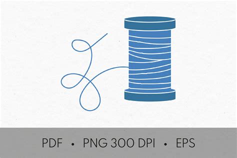 Spool Of Thread Flat Illustration Graphic By Stasylionet · Creative Fabrica