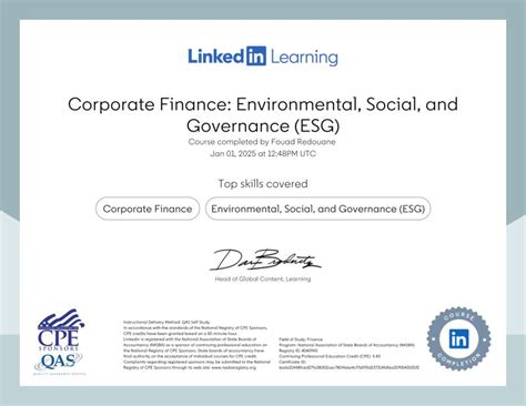 Fouad Redouane On Linkedin Certificate Of Completion