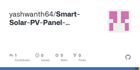 GitHub Yashwanth Smart Solar PV Panel Monitoring