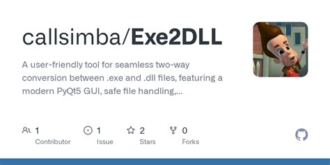 Github Callsimbaexe2dll A User Friendly Tool For Seamless Two Way Conversion Between Exe