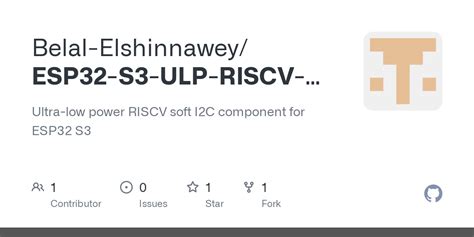 Github Belal Elshinnawey Esp S Ulp Riscv I C Ultra Low Power Riscv Soft I C Component For