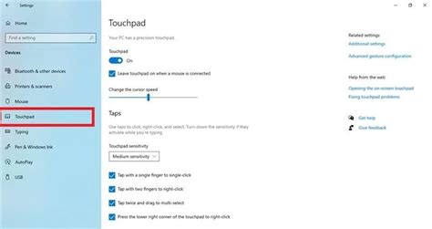 How To Adjust Touchpad Settings In Windows 11 Geeksforgeeks