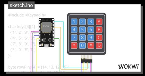 Keypad Copy 2 Wokwi Esp32 Stm32 Arduino Simulator
