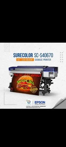 Epson Surecolor Printer At 950000 ECO Solvent Machine In Patna ID 2851920141048