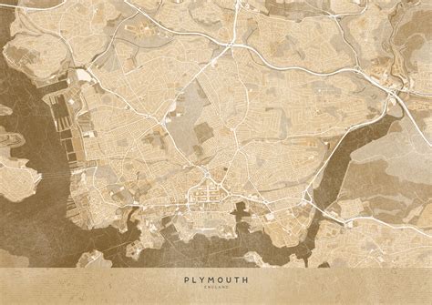 Plymouth Map England