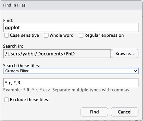 Find In Files Doesn T Load Issue Rstudio Rstudio GitHub