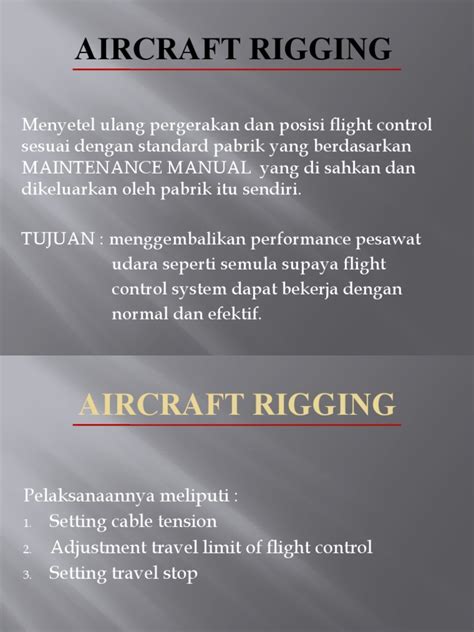 Aircraft Rigging Pdf