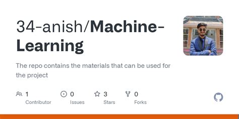 GitHub Anish Machine Learning The Repo Contains The Materials That Can Be Used For The Project
