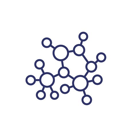 Decentralization Decentralized Structure Line Icon 23670903 Vector Art