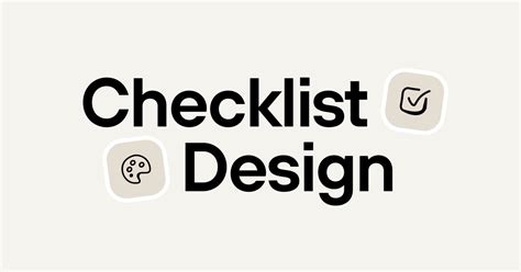 Showing Input Error Flow Checklist Checklist Design